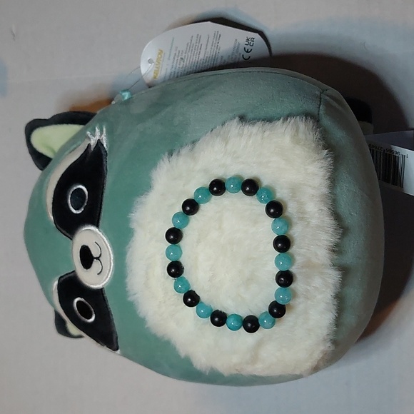 Squishmallows | Jewelry | Squishmallow Contessadyed Aqua Quartzblack ...